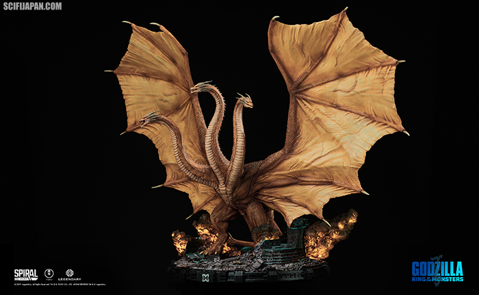 King Ghidorah (2019) Deluxe Edition Ultimate Masterline Premium Statue ...