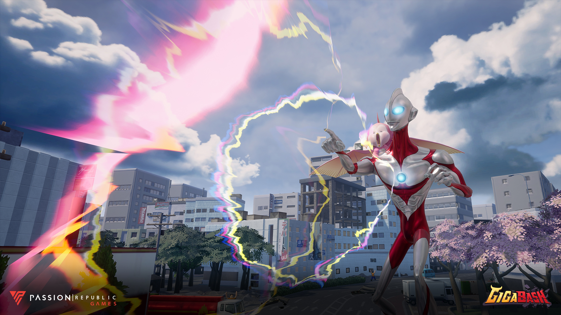 GIGABASH Kaiju Fighting Game Adds ULTRAMAN: RISING DLC | News